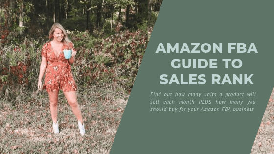 Amazon FBA Guide to Sales Rank - Your Selling Guide by Nikki Kirk
